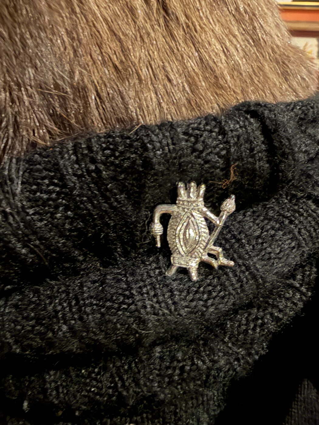 Punani with Penis Hat & Spindle Medieval Badge - The Last Tuesday Society